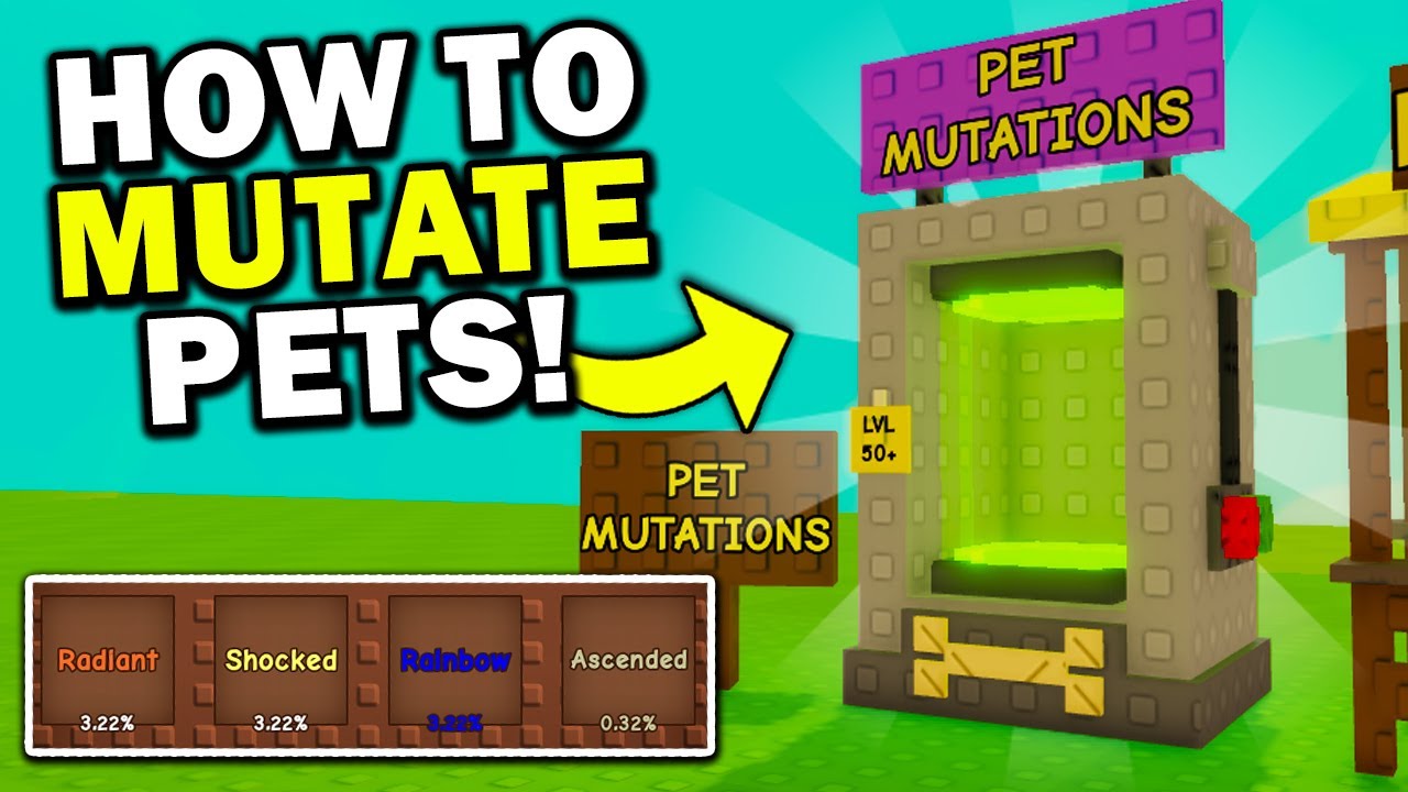 HOW TO MUTATE PETS in Grow a Garden ROBLOX - YouTube