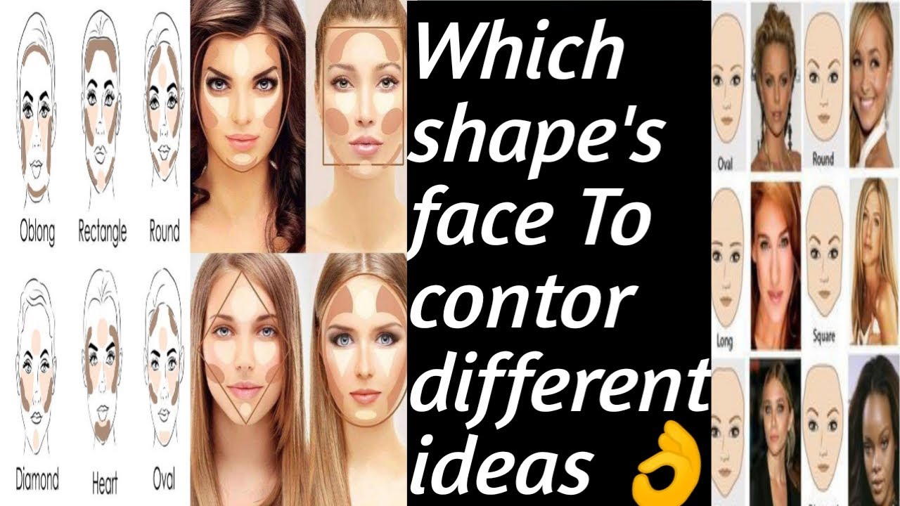 How to contor face # different shapes of face how to contor - YouTube