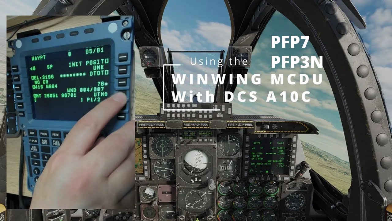 Winwing MCDU DCS A10C - YouTube
