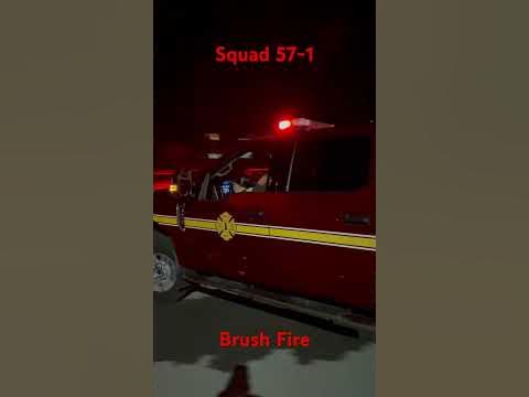 Squad 57-1 Responding to a Brush Fire #goprohero8 #ford #squad571 #qfd57 - YouTube
