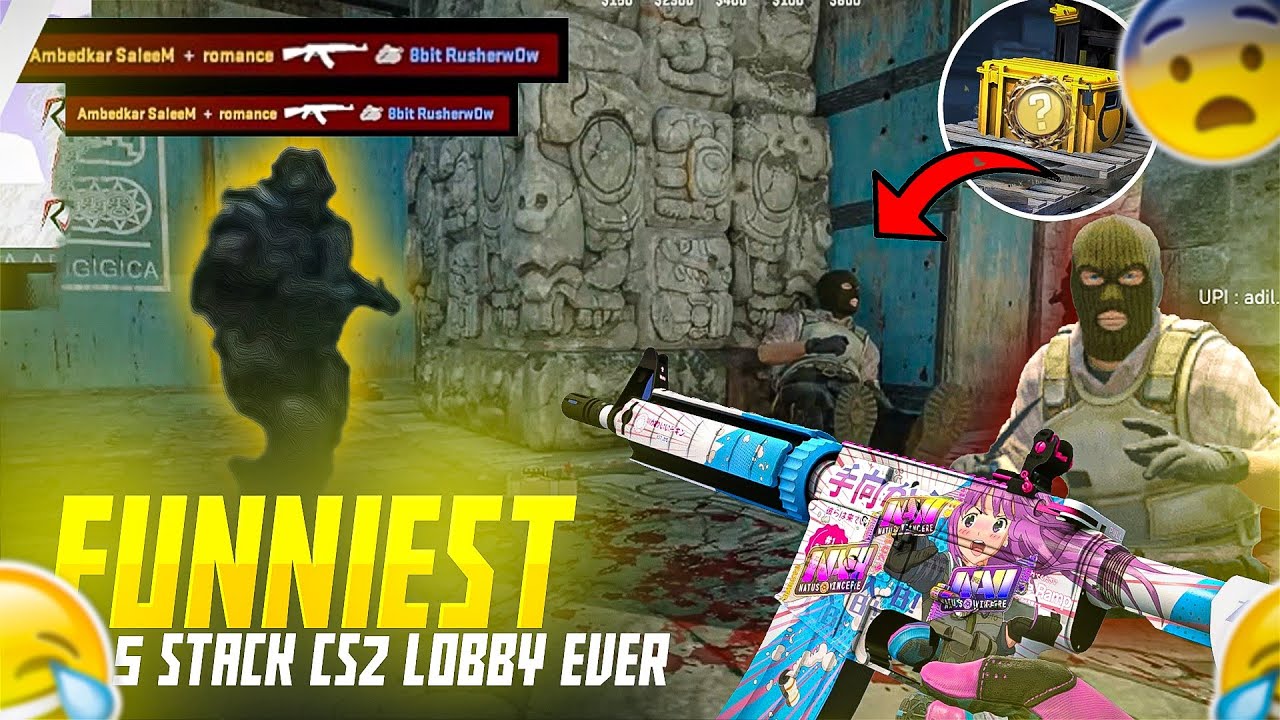Funniest 5 Stack In CS2 You've Ever Seen & Unboxing Rare Skin! | ⚠️ ...