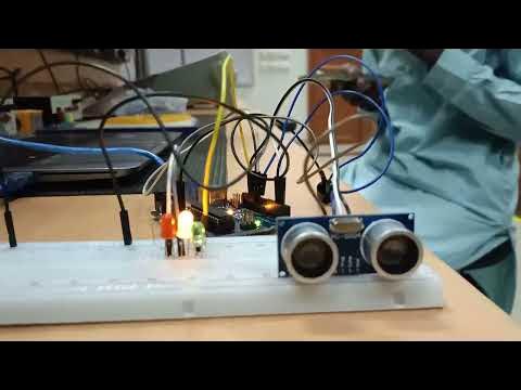Arduino Uno Ultrasonic Parking Sensor Tutorial | DIY Red-Yellow-Green ...