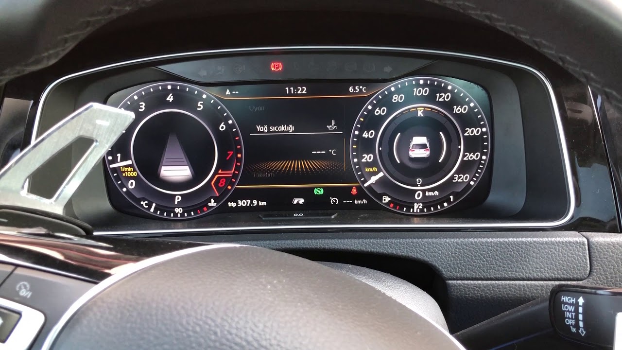 Golf 7.5 dashboard and Discover Pro - YouTube