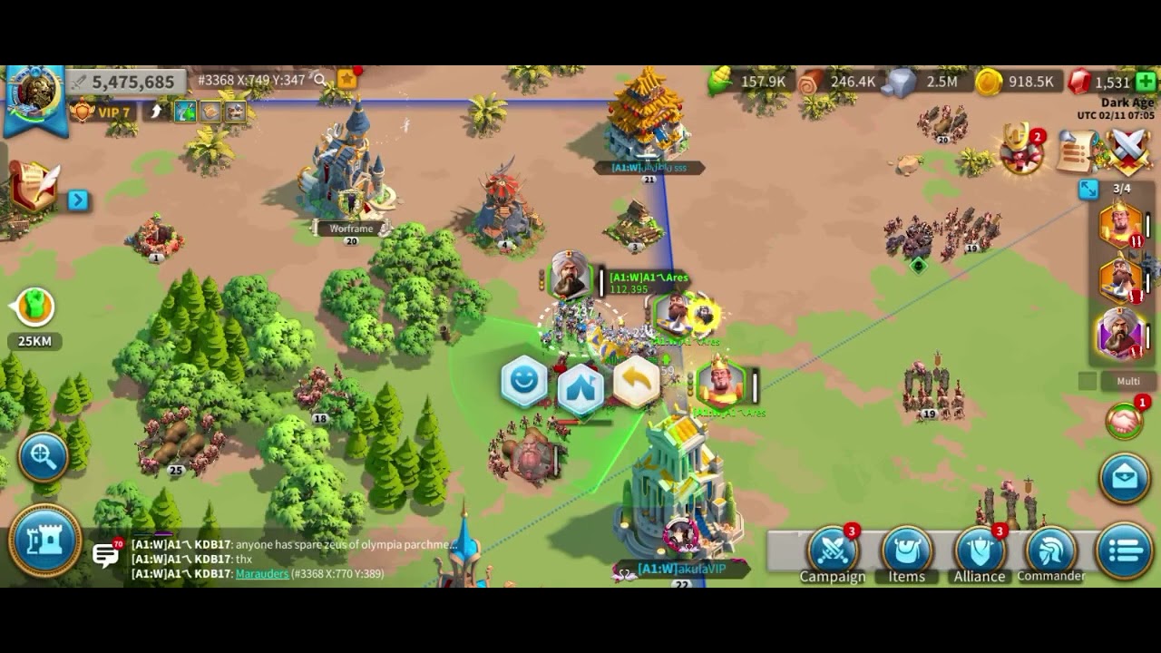 Day 1 Marauder event KvK 1 RoK - YouTube