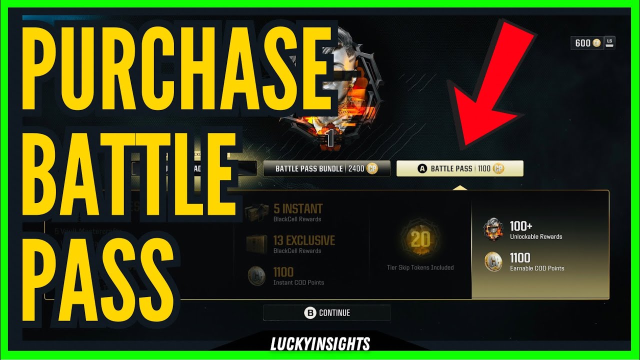 COD Black Ops 6/Warzone: How to purchase the battle pass tutorial ...