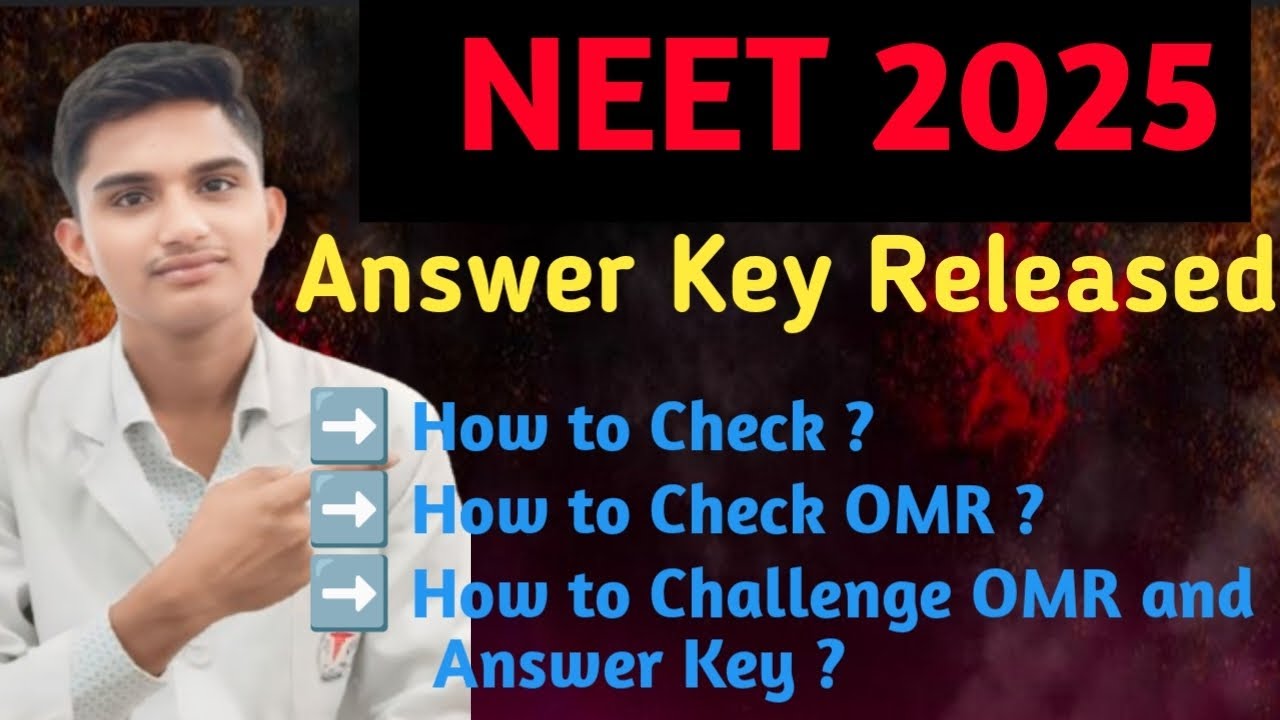 How to Download Answer Key and OMR Sheet | NEET 2025 Answer Key ...