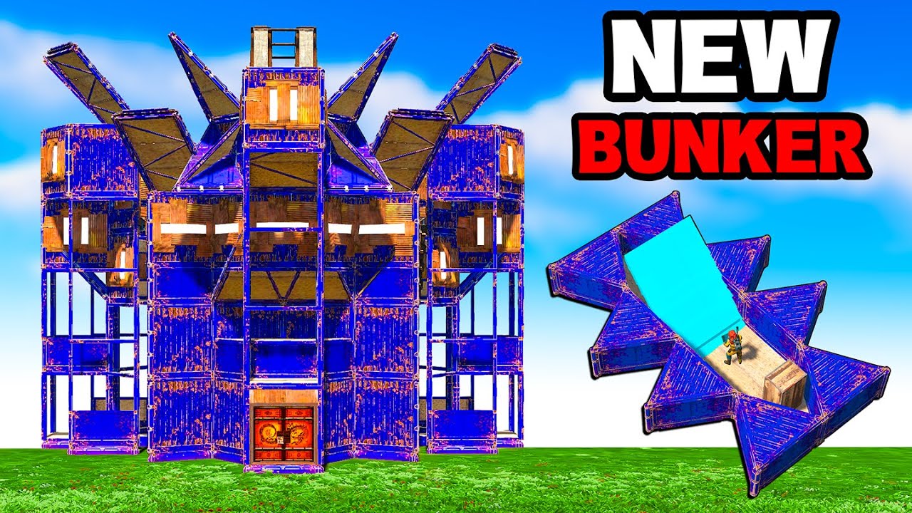 (NEW) Unraidable Bunker for SOLO / DUO / Rust Base Design 2025 - YouTube