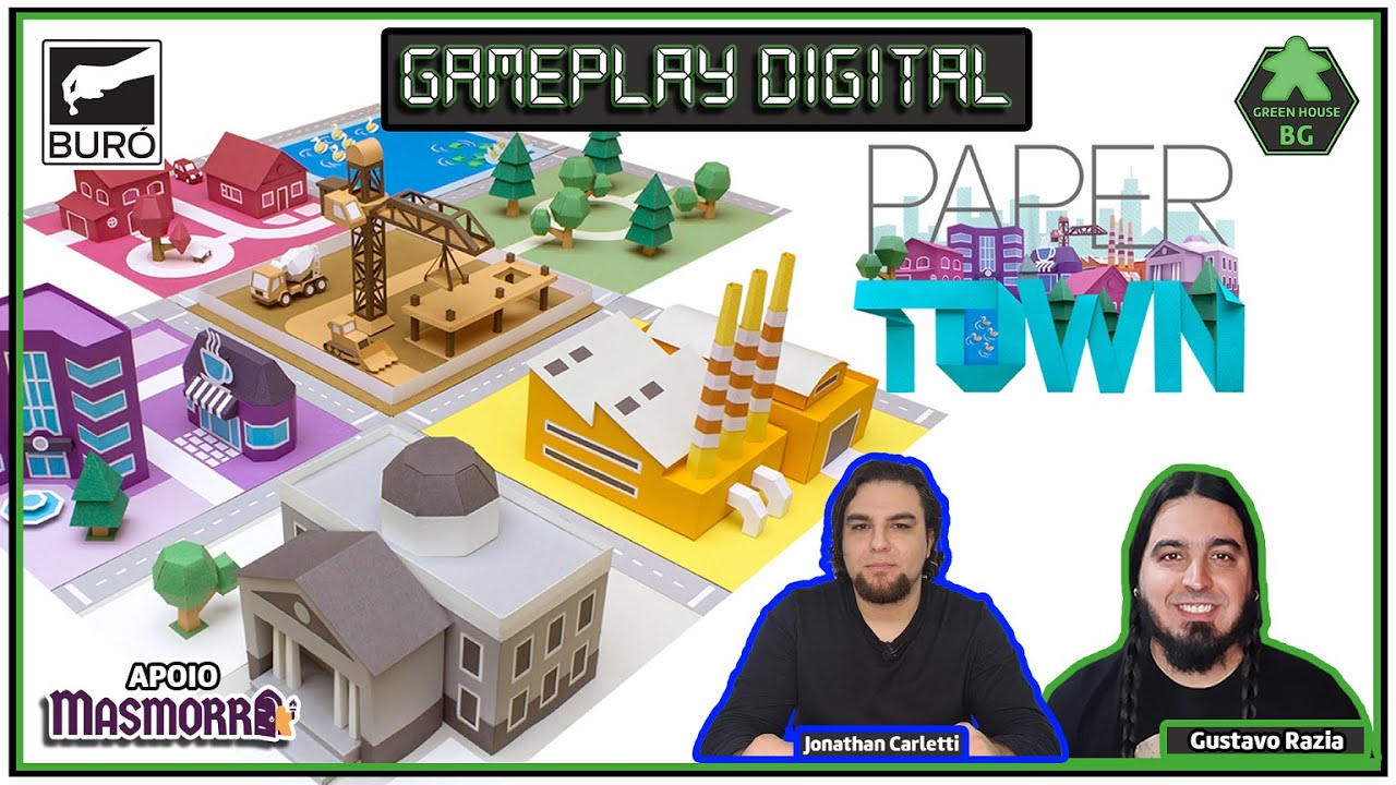 GAMEPLAY DIGITAL | Papertown com Rodrigo Rego - YouTube