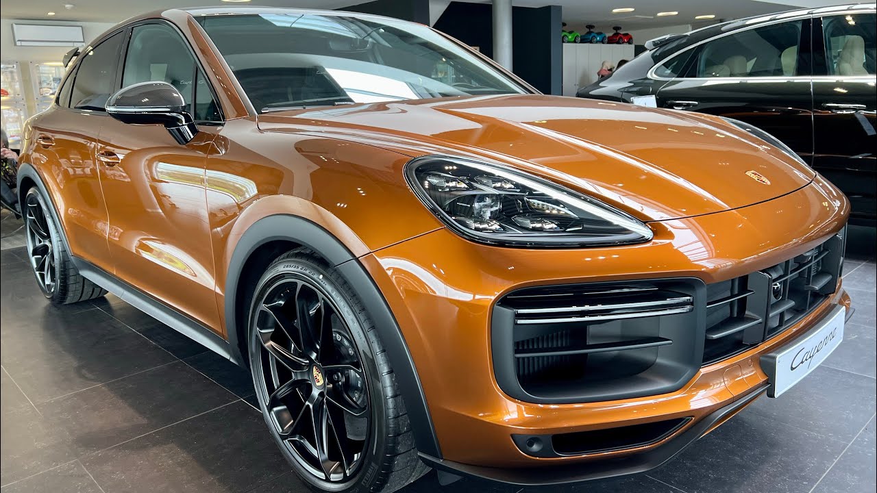Porsche Cayenne Turbo GT in Ipanema brown metallic | Walkaround - YouTube