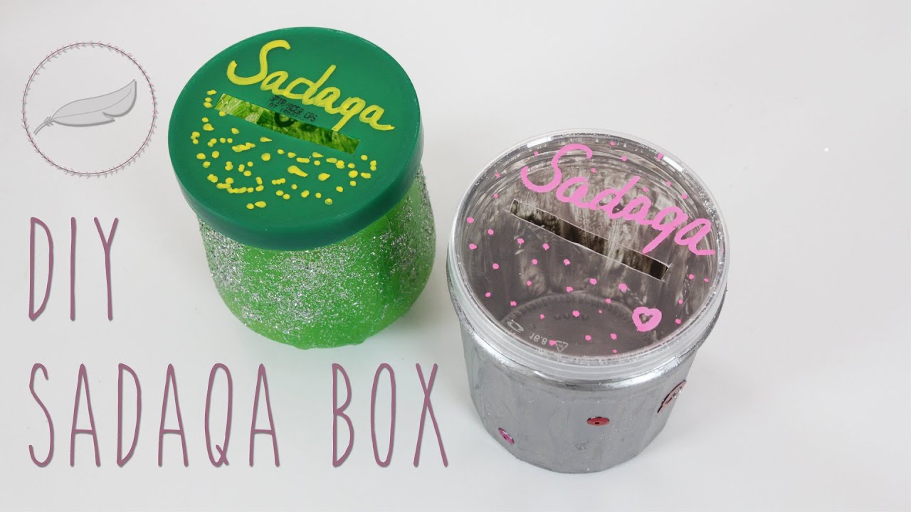 DIY Ma boite à sadaqa / My sadaqa Box - YouTube
