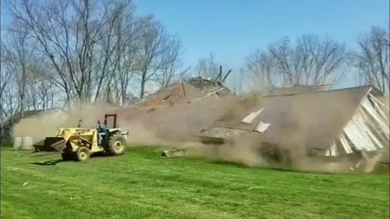 Barn Falling Down (just because) - YouTube