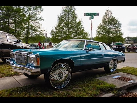 Flipping 75 Sports Coupe Impala on Dub Wheels in HD - YouTube