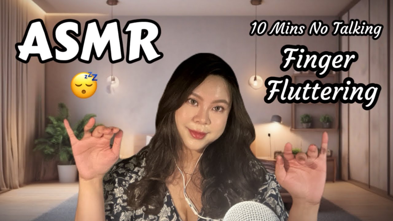 ASMR Pure Finger Fluttering 🦋10 Minutes No Talking 🌟Top Relaxing ...