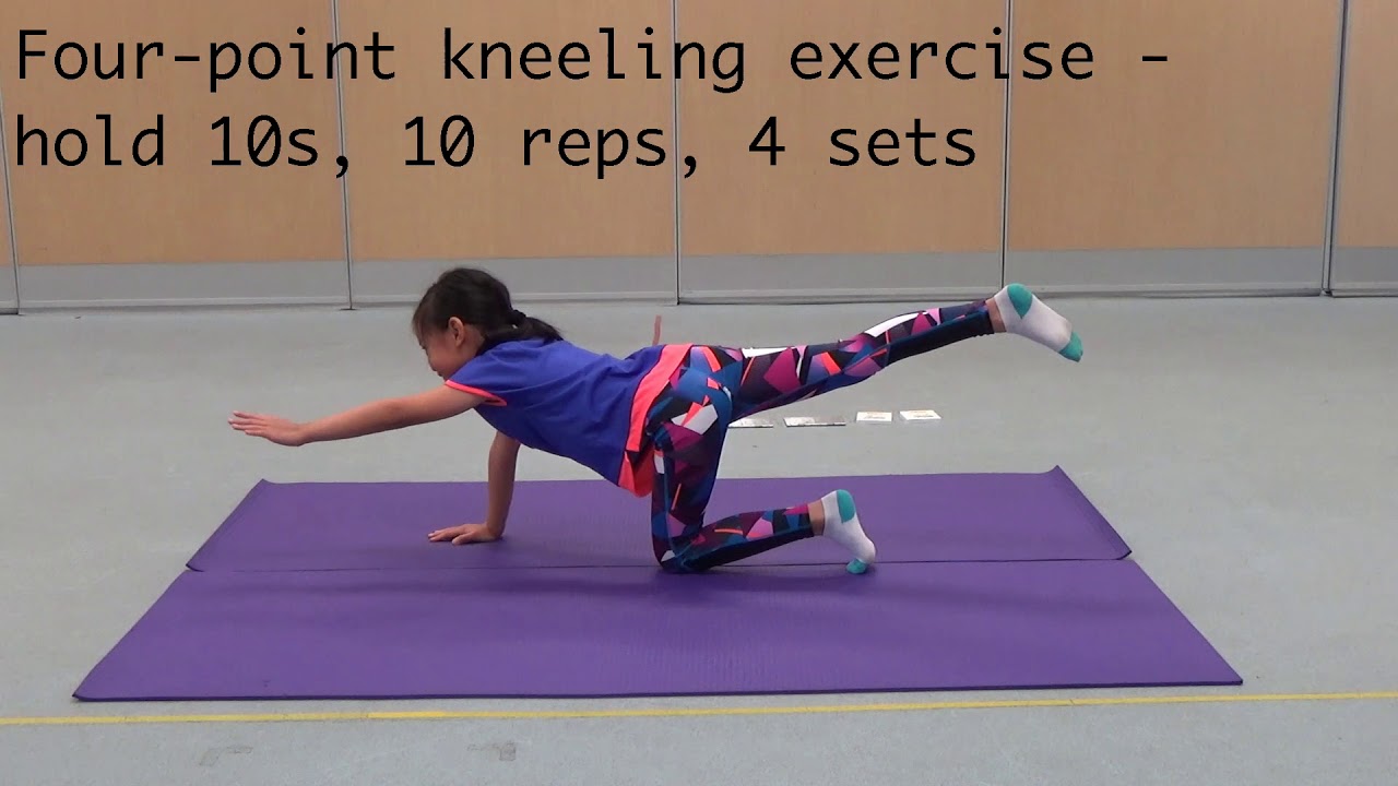 FMPT 23 Additional exercise – Four-point kneeling, opposite arm and leg ...
