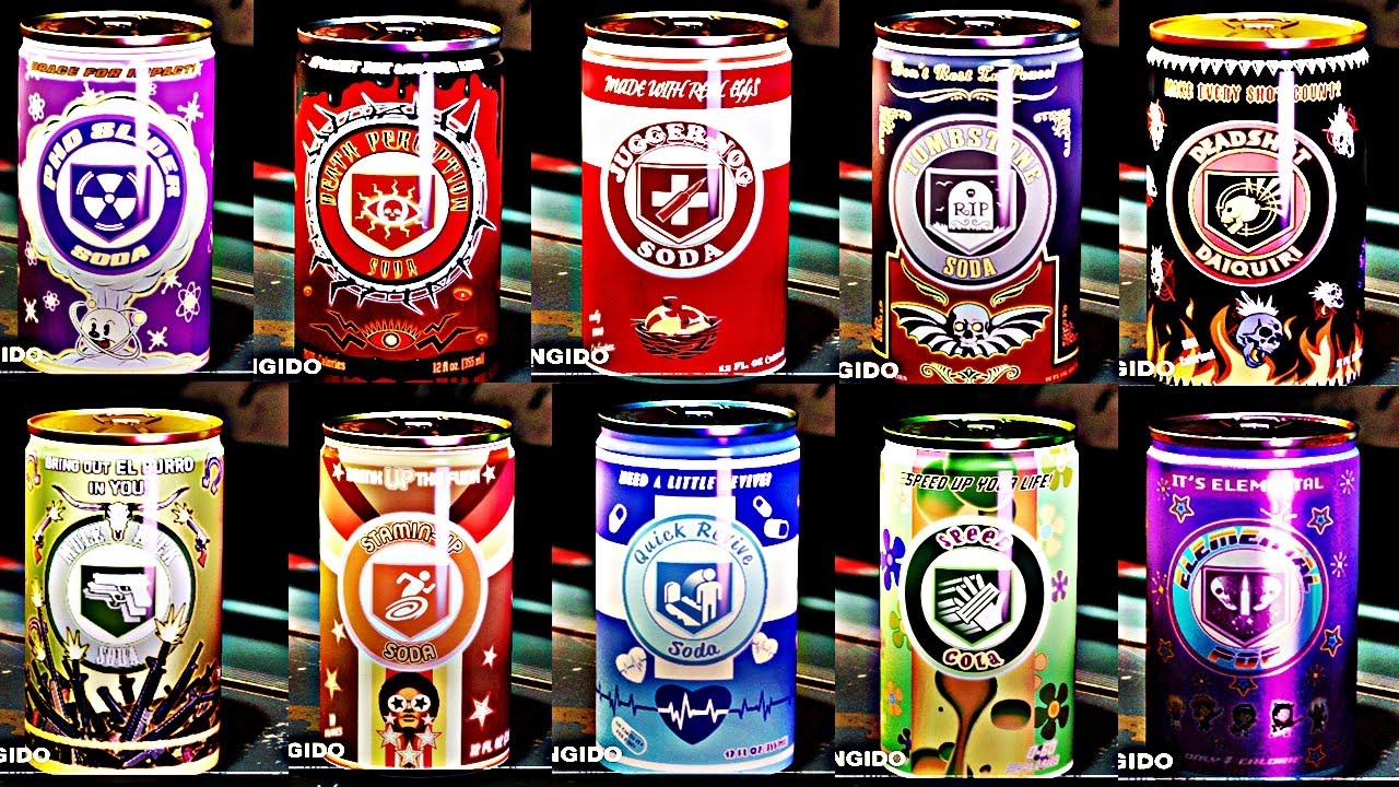 TUDO SOBRE TODOS os PERKS do ZOMBIES - CoD Black Ops Cold War - YouTube