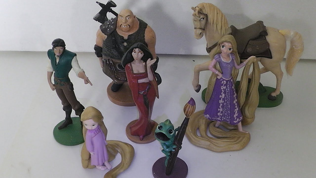 Disney's Tangled figure set review - YouTube