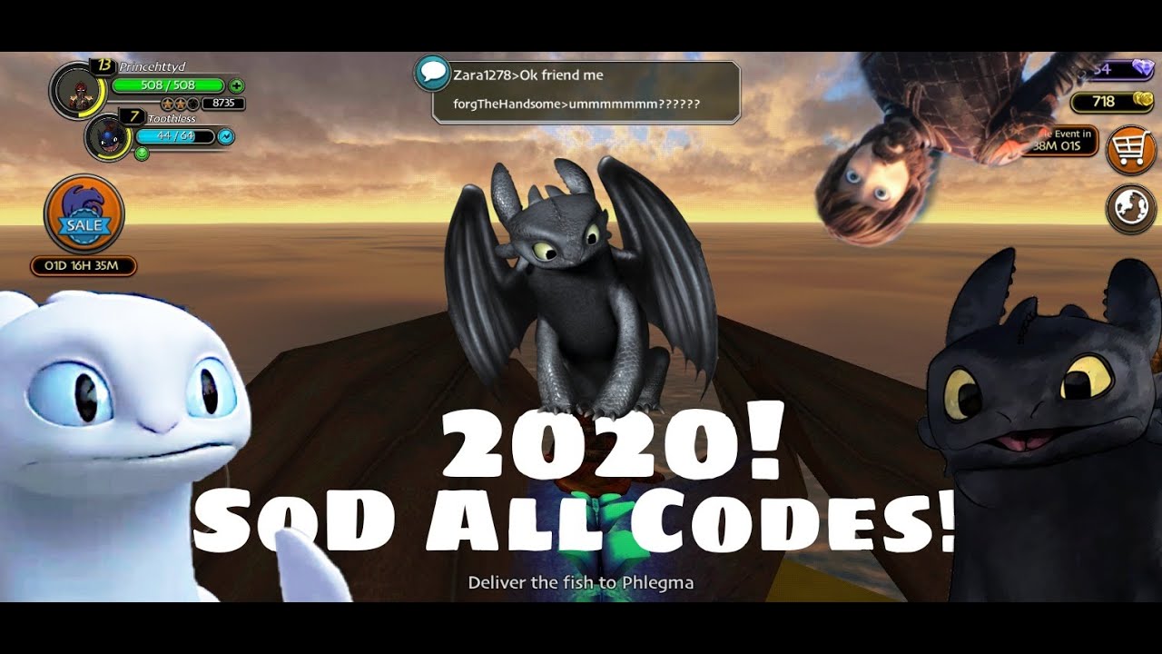 SoD (School of Dragons) | all Codes 2020! - YouTube