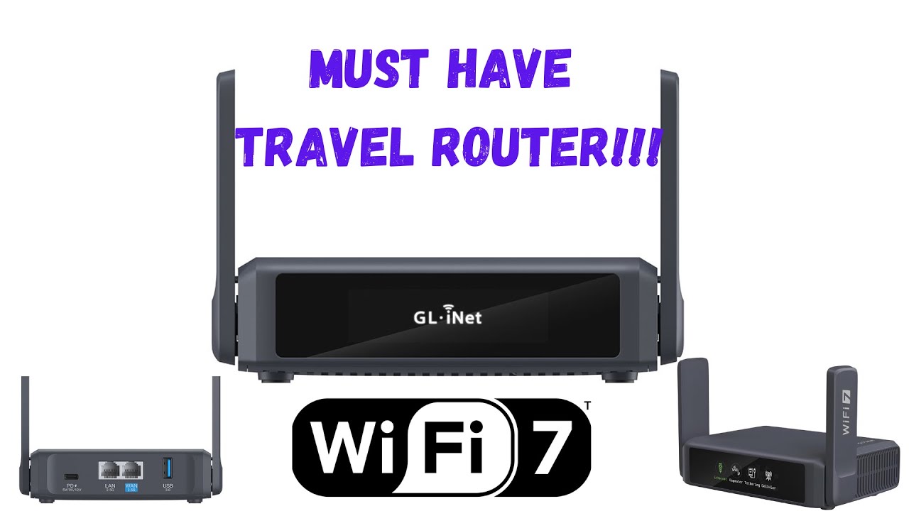 Gl.inet Slate 7 Travel Router & Setup @GLTechnologies - YouTube