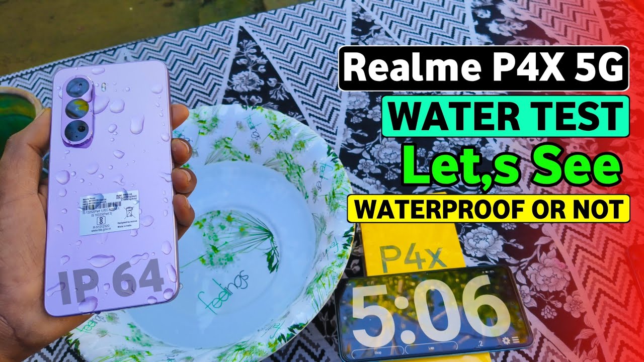 Realme P4X 5G Water Test 💦 | Let's See Waterproof Or Not | HM Technical ...
