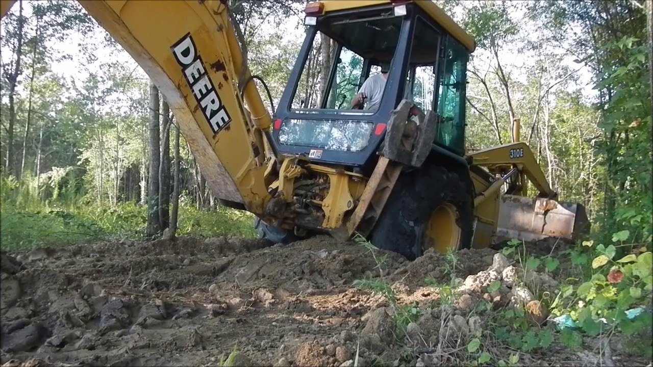 Ive Got The Backhoe Stuck... - YouTube