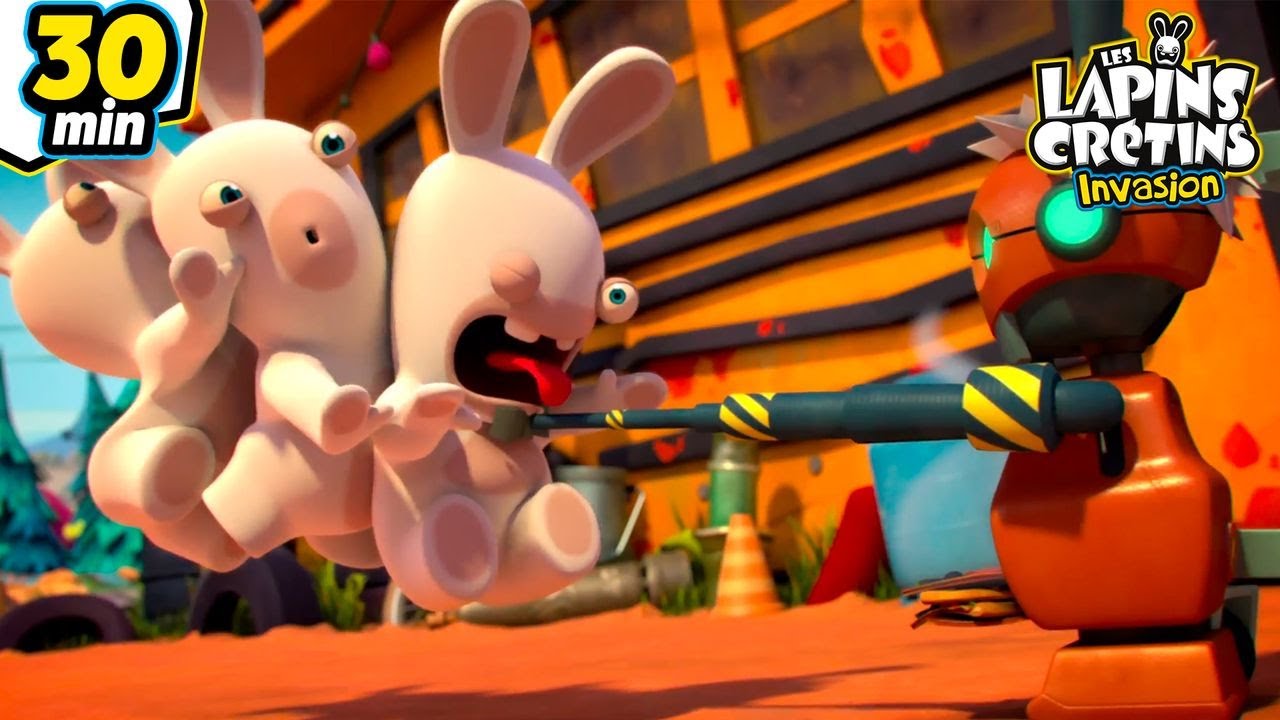 Les Lapins VS Les Robots | Les Lapins Crétins Invasion🐰 | Nouvelle ...