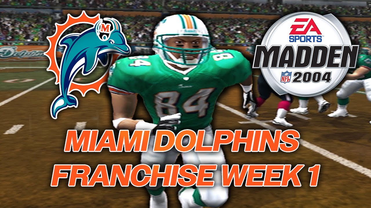 Miami Dolphins Franchise Week 1 | Madden NFL 2004 #Franchise #ps2 - YouTube