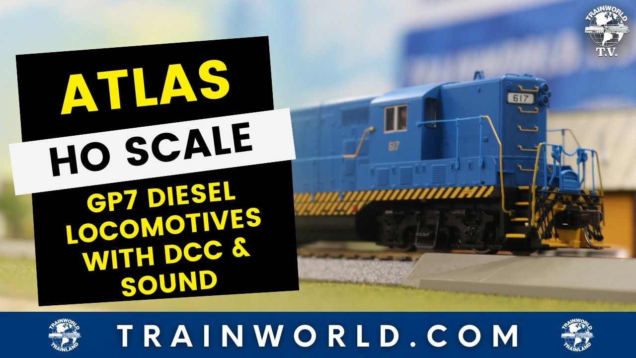 Atlas HO Scale GP7 Diesel Locomotives - YouTube