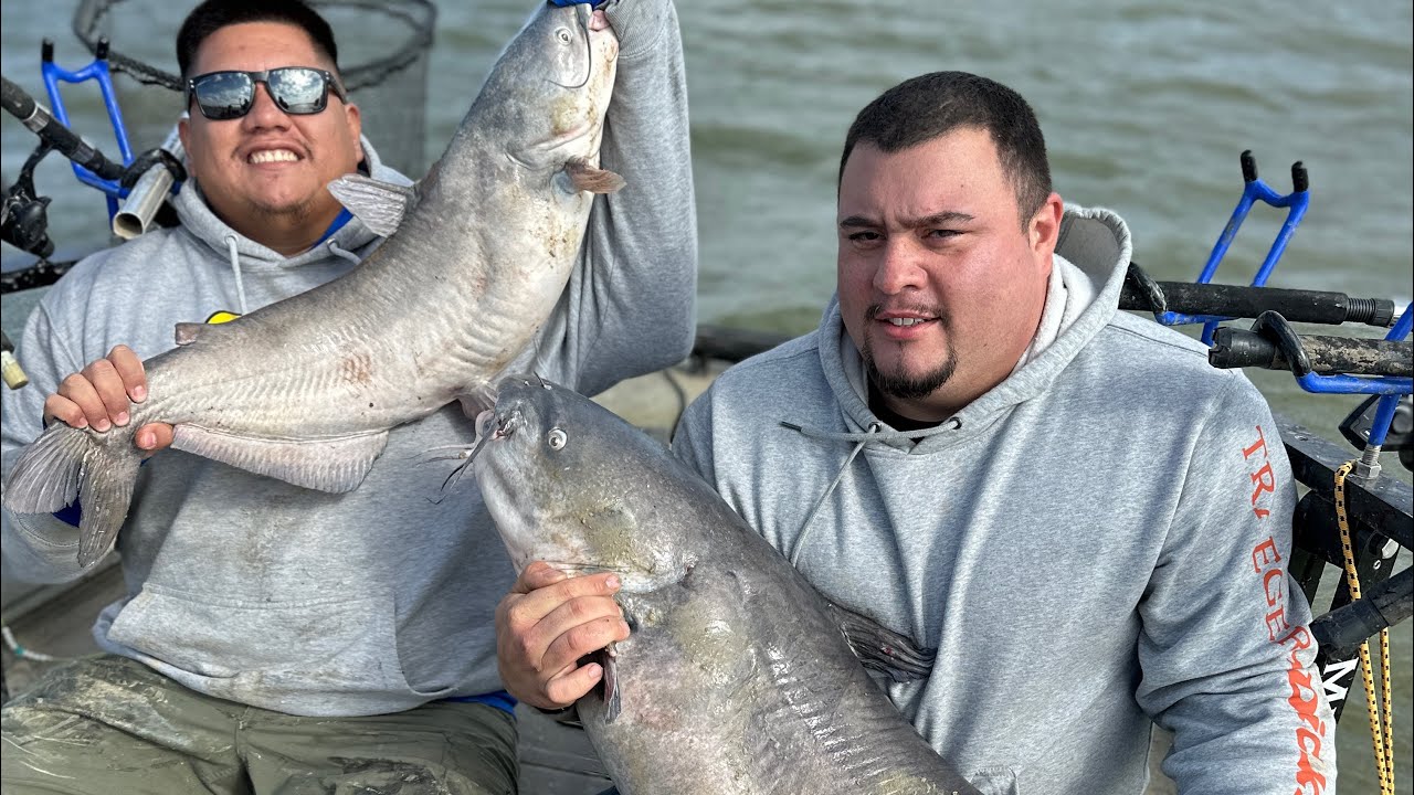 Catching MONSTER CATFISH in CRAZY WEATHER! - YouTube