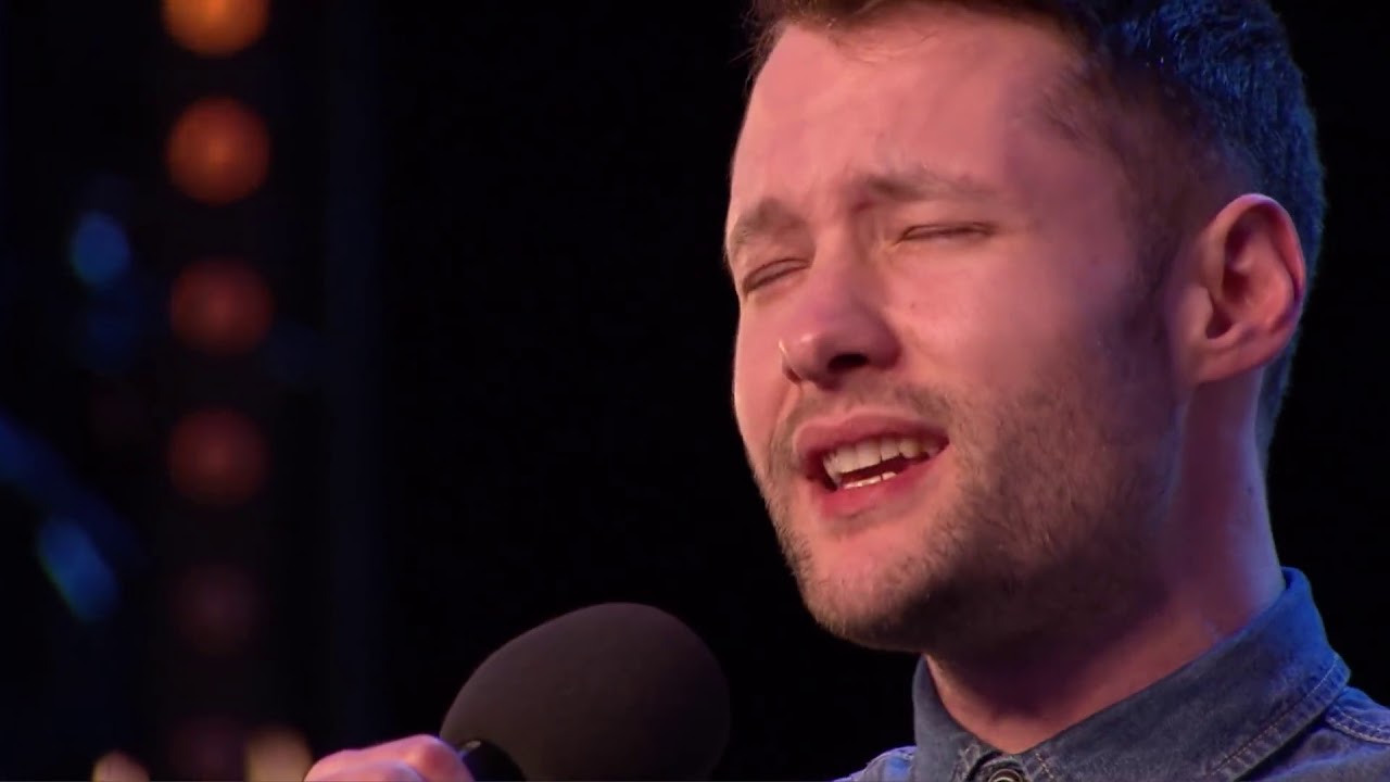 Golden boy Calum Scott hits the right note Audition Week 1 Britain's ...