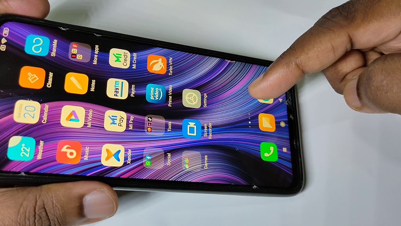 How to Enable Full Screen Display in Redmi Note 9 Pro - YouTube