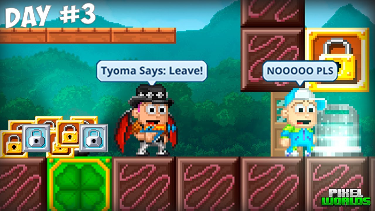 Last To Listen Gets World Locks | Pixel Worlds - YouTube