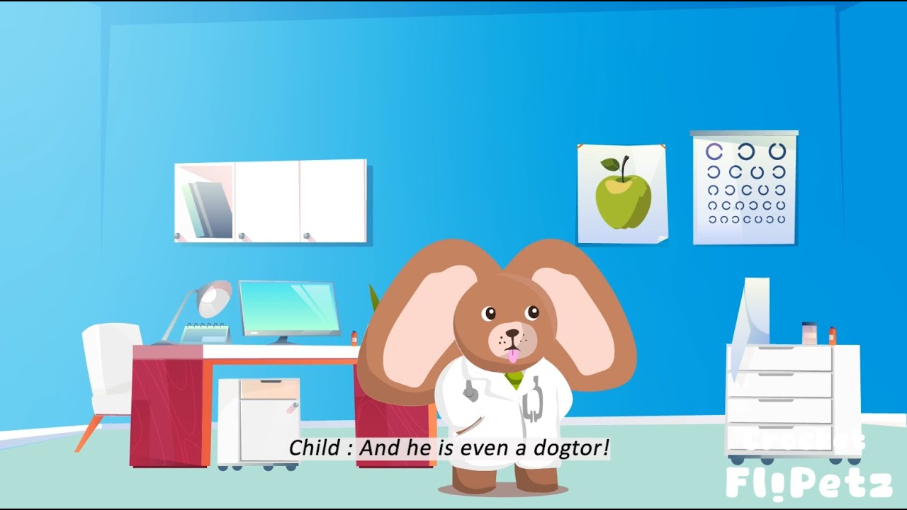 Crocket le chien/pomme - dog/apple - Flipetz - YouTube