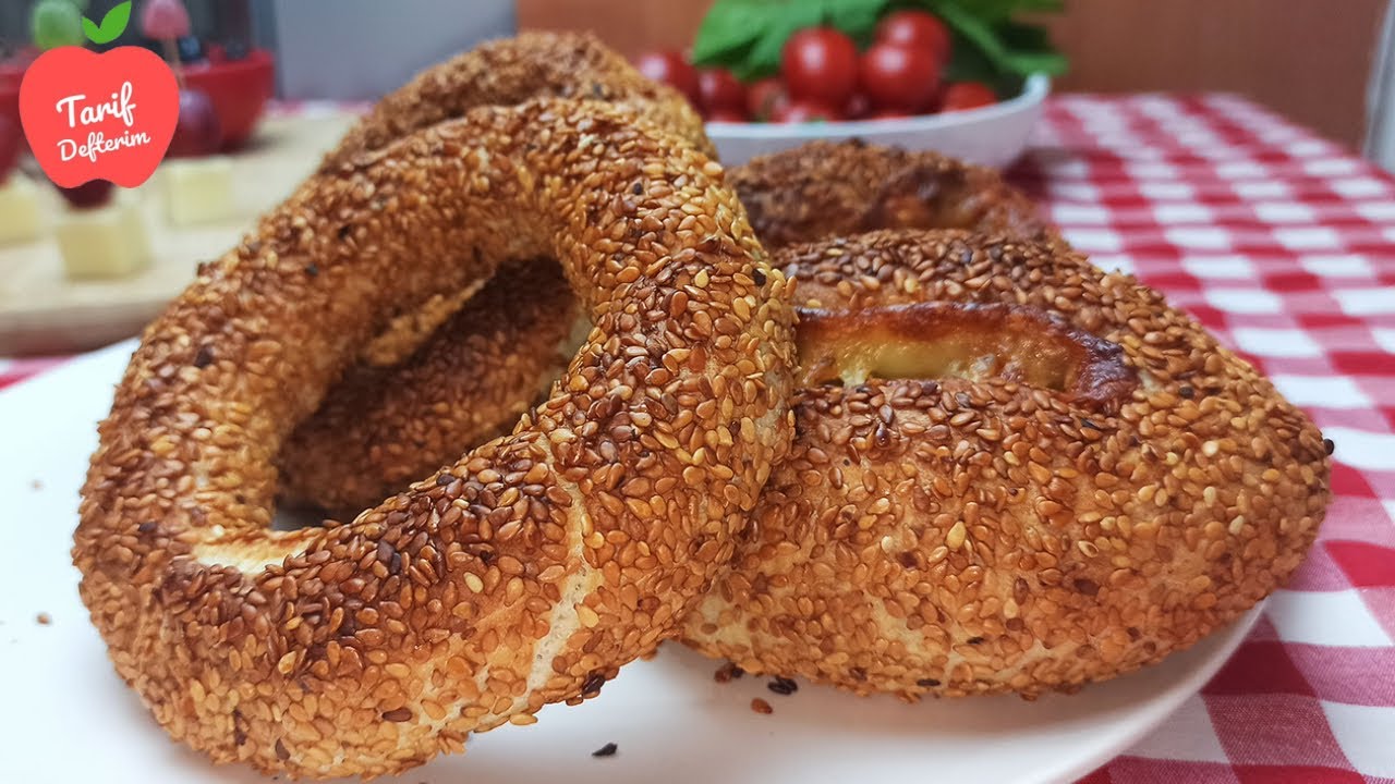 YAPIMI KOLAY👌 GEVREK SİMİT | Susamlı Simit Nasıl Yapılır? | Evde ...