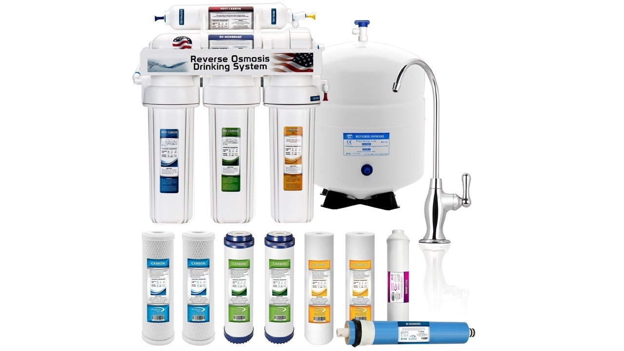 Express Water RO5DX 5 Stage Home Drinking Reverse Osmosis System - YouTube