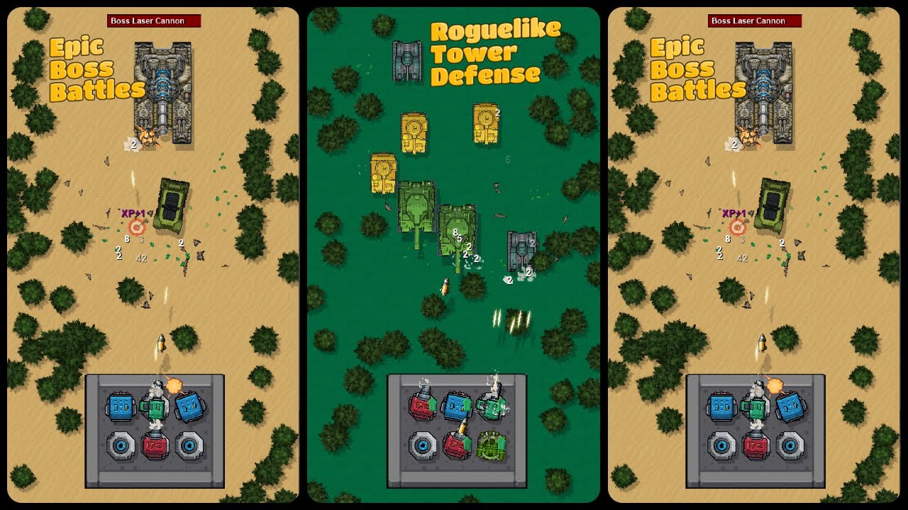 Tower Grid - Roguelike Warfare Game Gameplay Android Mobile - YouTube