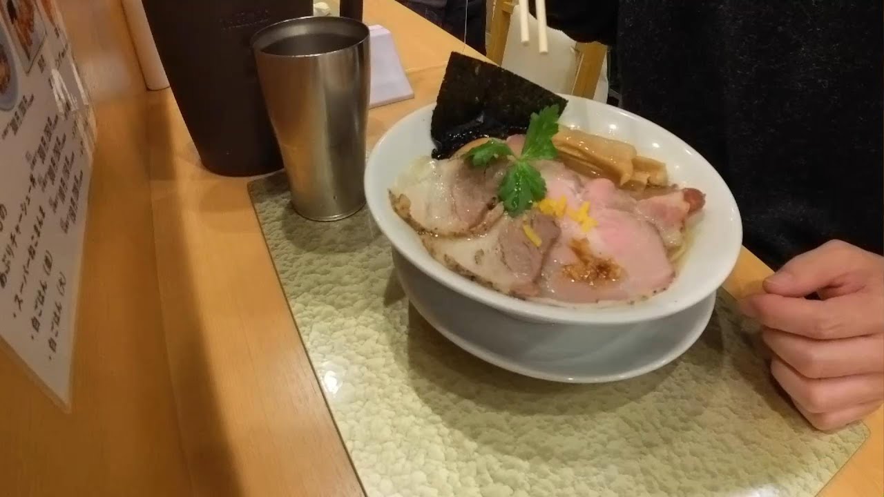 MICHELIN Osaka Bib Gourmand Ramen 「Naniwa Menjiro」【Osaka Gourmet Tour ...