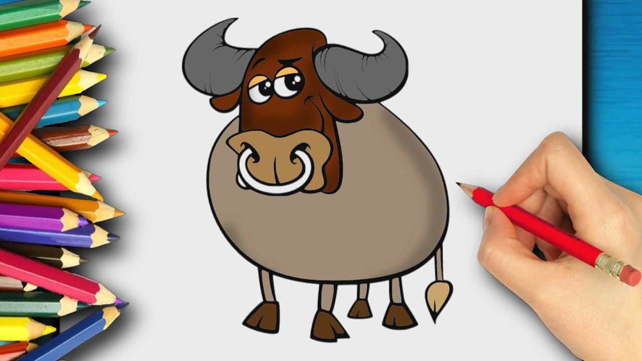 COMMENT DESSINER LE BŒUF À FACE NOIRE ? DESSINONS ET PEIGNONS UN BŒUF ...