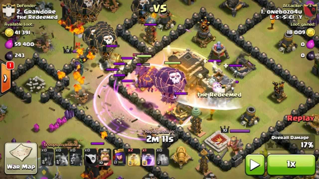 Clash of Clans Level 2 Poison Spell - YouTube