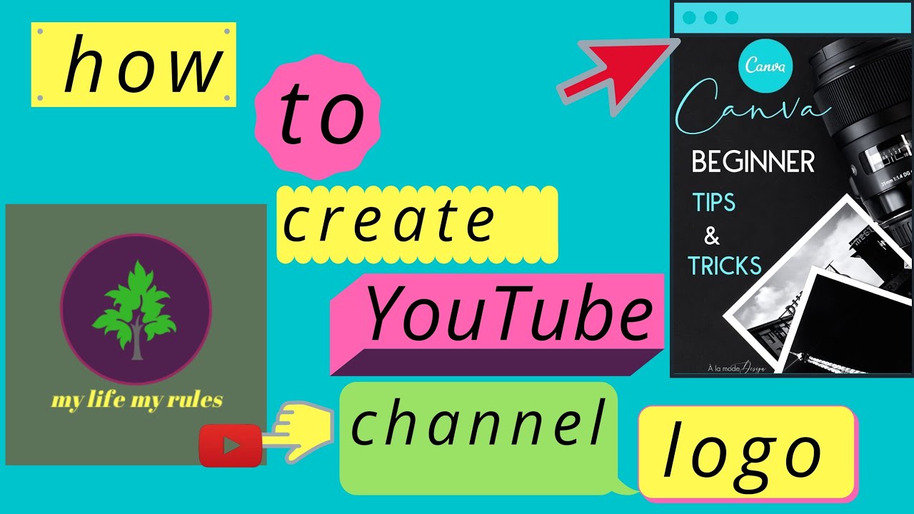 YouTube channel logo craete very simple and very easy way!!😱 - YouTube