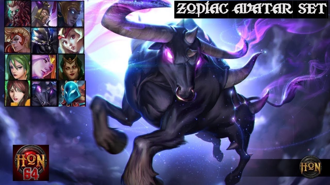 HoN | Zodiac Avatars Set | - YouTube