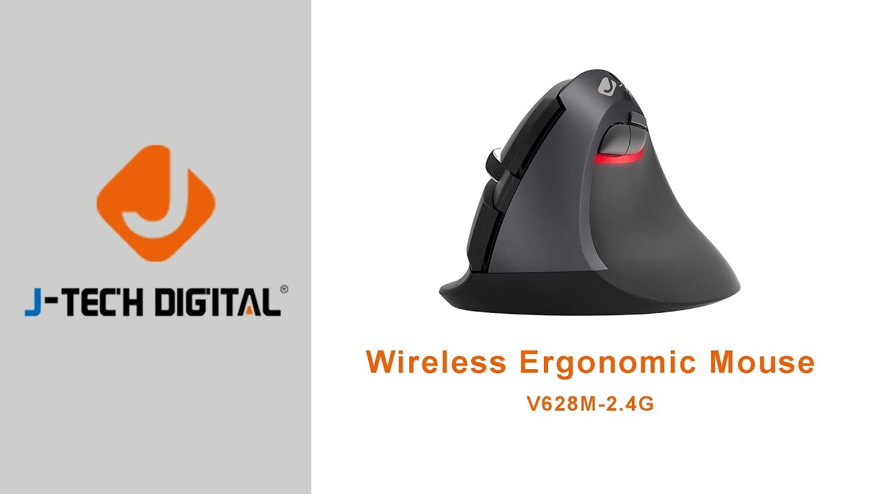 Wireless Ergonomic Mouse (Model: V628M-2.4G) - YouTube