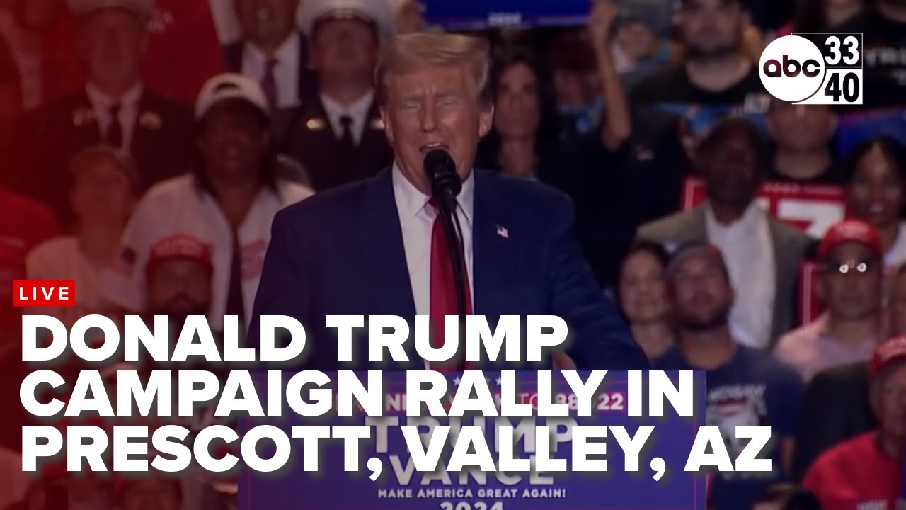 LIVE: Donald Trump Hosts Rally in Prescott Valley, AZ | October 13 ...