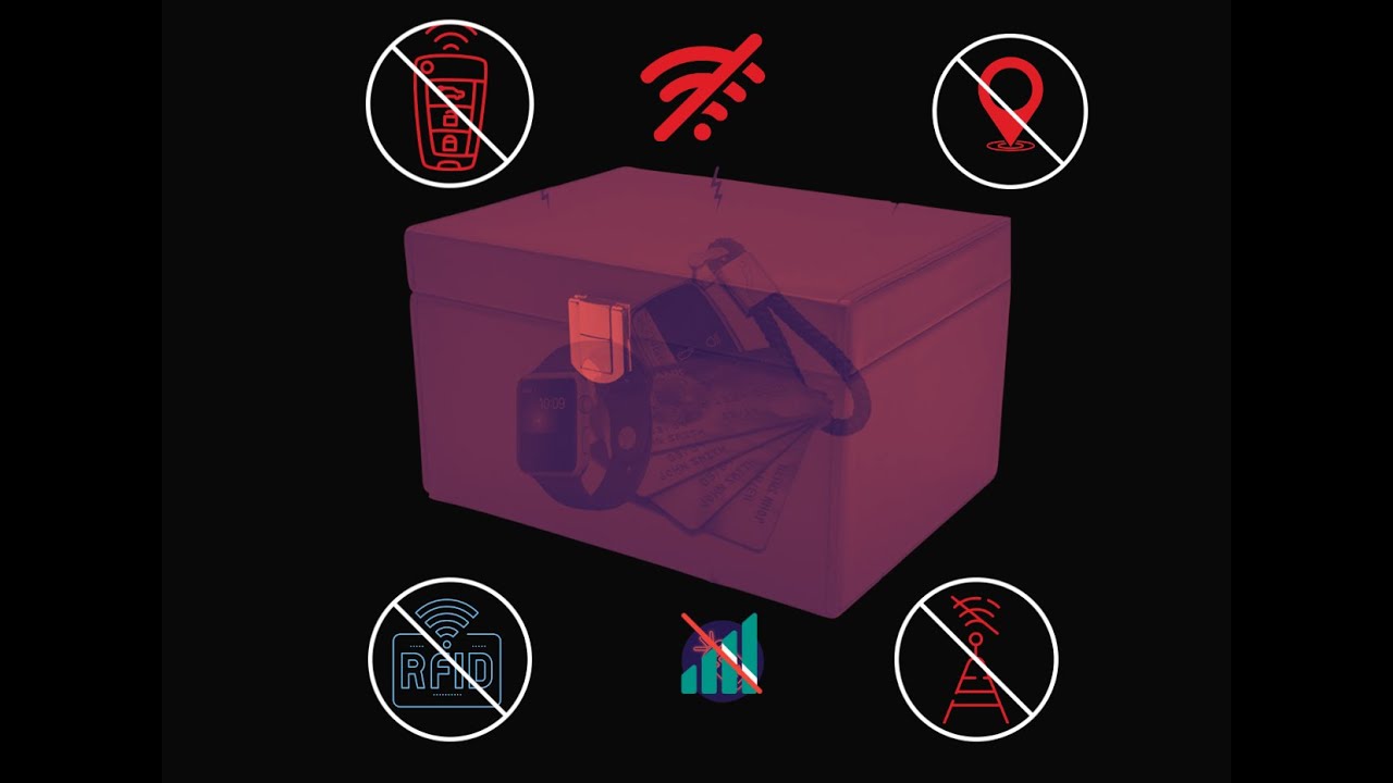 Faraday Valet Signal Safe Shield Box - YouTube