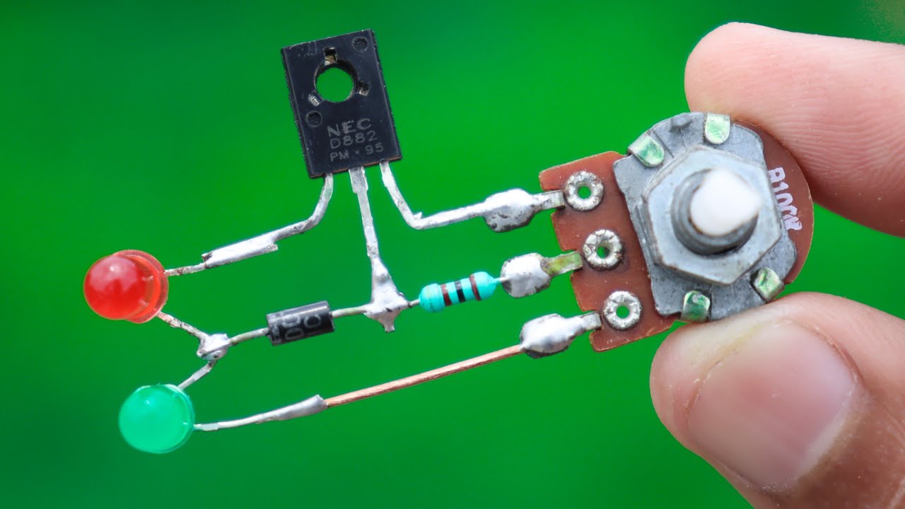 Top 4 Simple Electronic Projects using BC547, D882, & CPU Fan 🔥 - YouTube