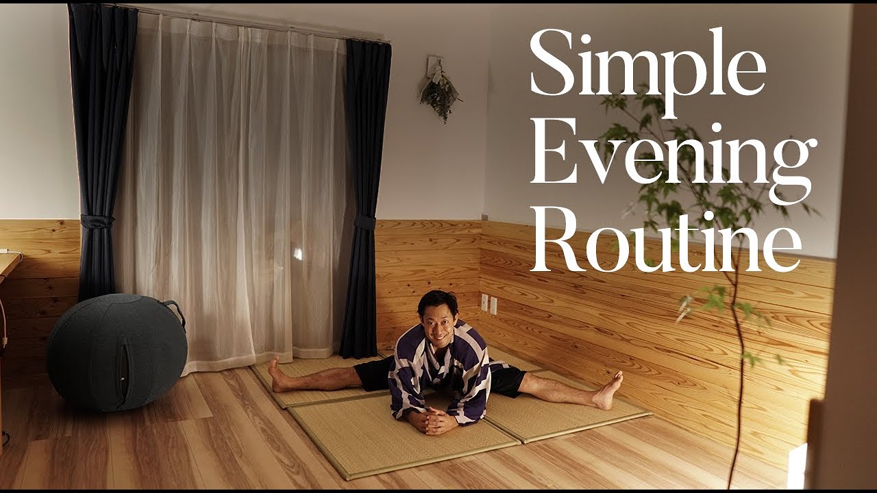 Japanese Minimalist🇯🇵 : My Simple Evening Routine - YouTube