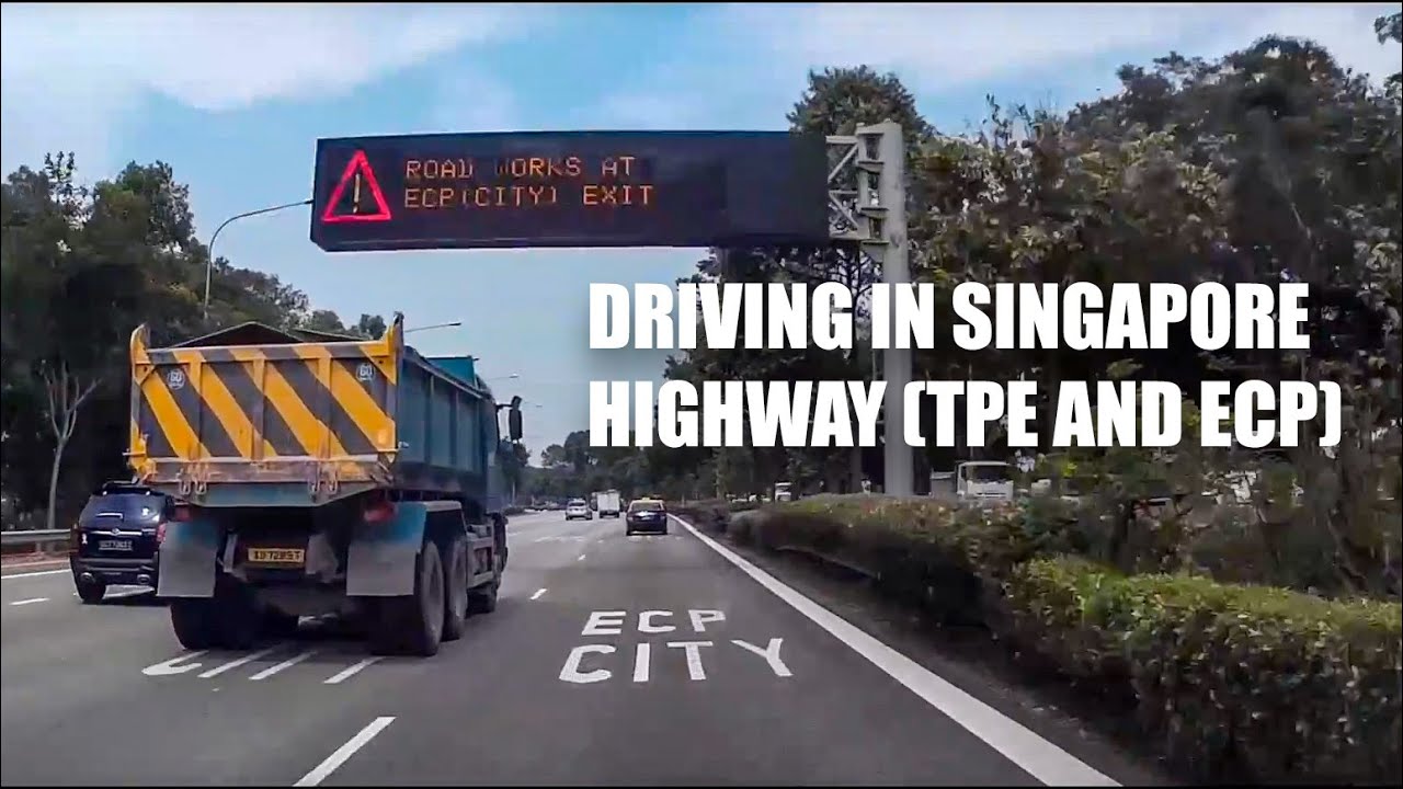 Driving in Singapore - Highways - Tampines Expressway to East Coast ...