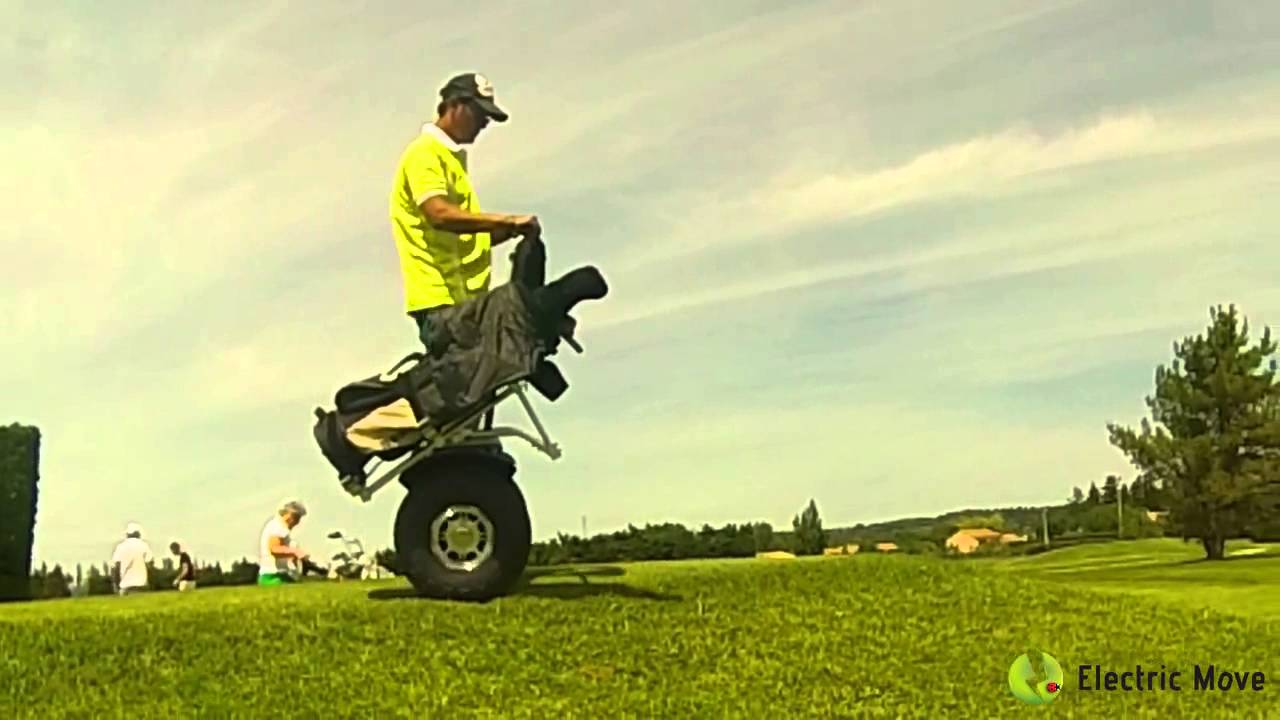 Chinese SEGWAY IN France ESWING OFF ROAD GOLF SCOOTERS - YouTube