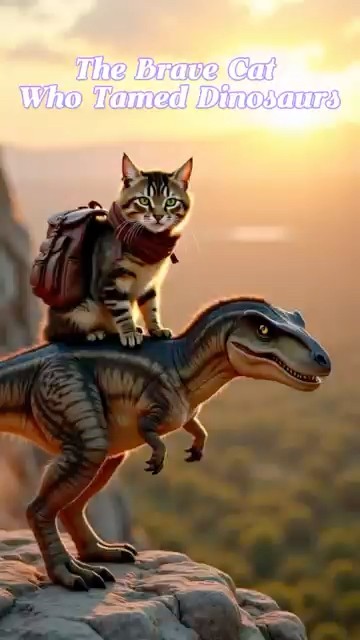 The Brave Cat Who Tamed Dinosaurs | Epic Cinematic Adventure - YouTube
