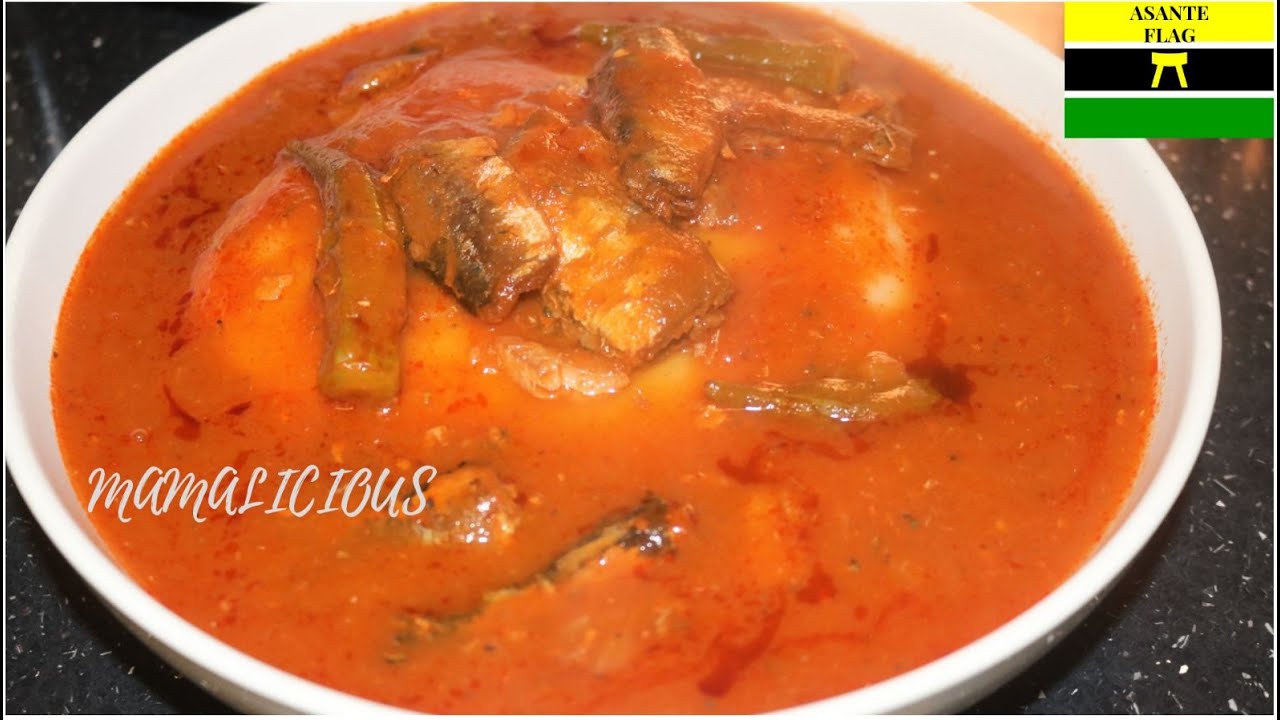 SIMPLE AND EASY FUFUO FOR THE AFTERNOON WITH MACKREL AND TOLO LAMB SOUP ...