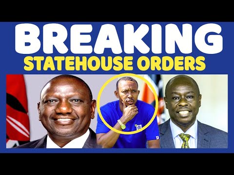 Breaking News!! Statehouse ORDERS Forced UDA MPs To Remove GACHAGUA ...